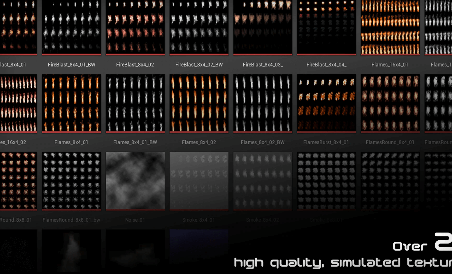 【UE4/5】火焰特效-Pyro Particle Texture Pack v1CGtall-国际最新CG教程_游戏动画专业课程_素材资源 ...